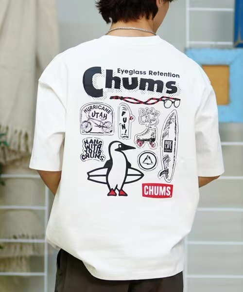 CHUMS Archive Design Heavy Cotton Tee -2 Color