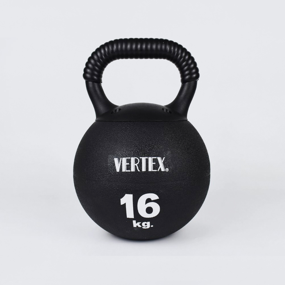 VERTEX 台灣製 橡膠壺鈴2.0 16KG 甩壺鈴 Kettlebell 安全壺鈴 哈密瓜壺鈴 重量訓練
