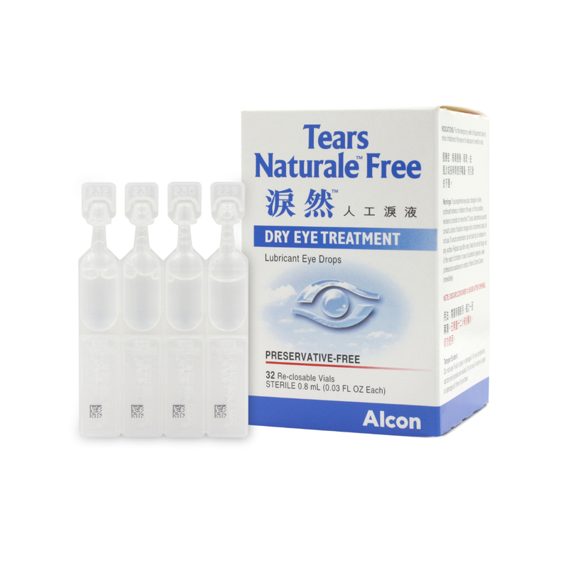 ALCON Tears Naturale Free 淚然人工淚液 (獨立支裝) 0.8毫升x32支