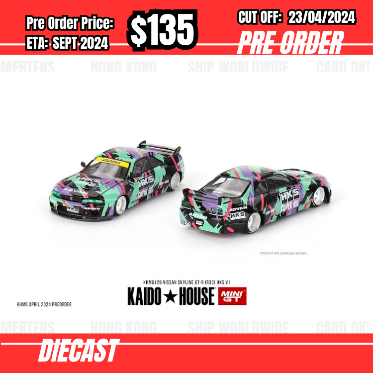 RS-$135 * Mini GT * X Kaido House KHMG129 Nissan Skyli