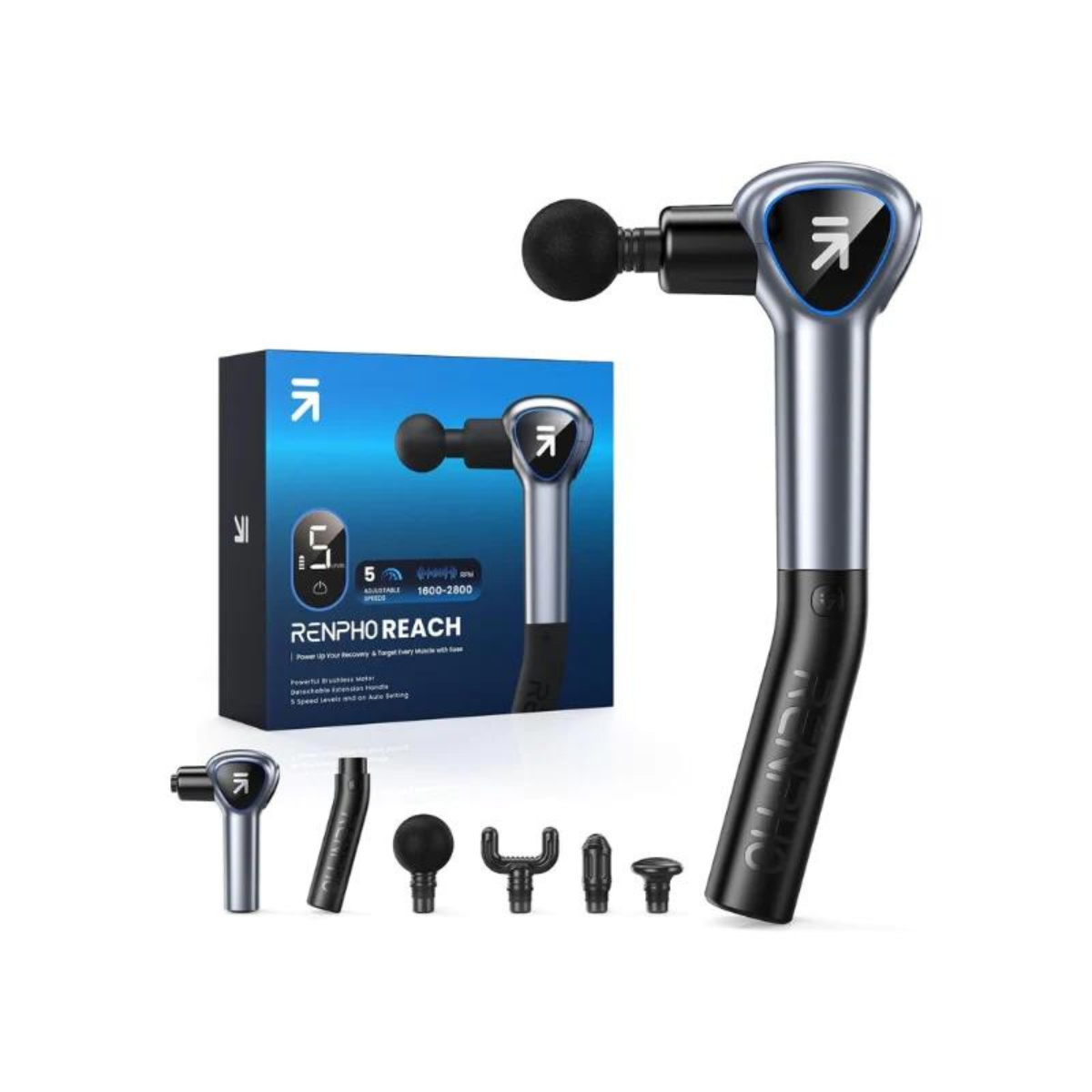 RENPHO Reach 按摩槍 HK-R-C007-GY