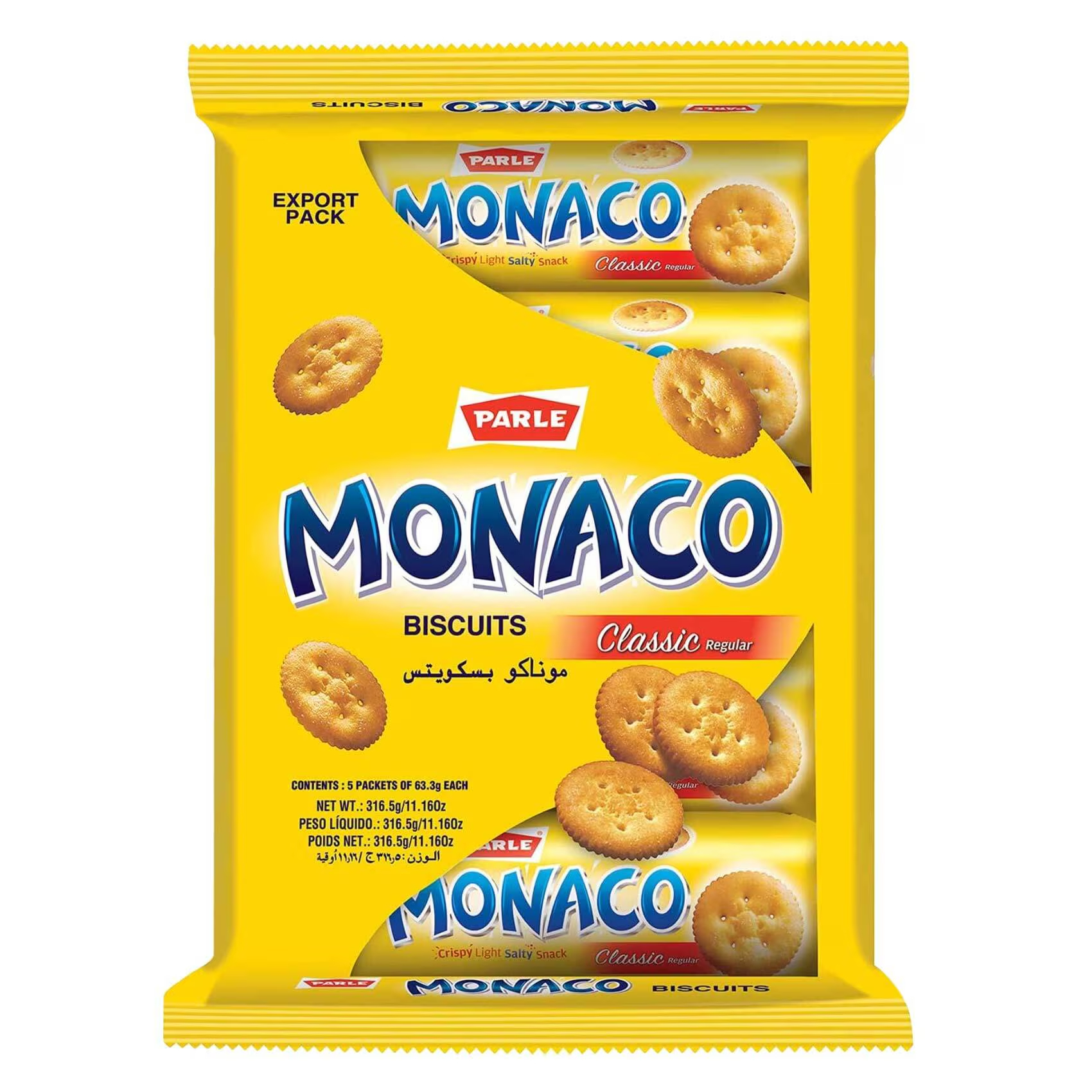 Monaco Regular Classic Salted Biscuits Parle