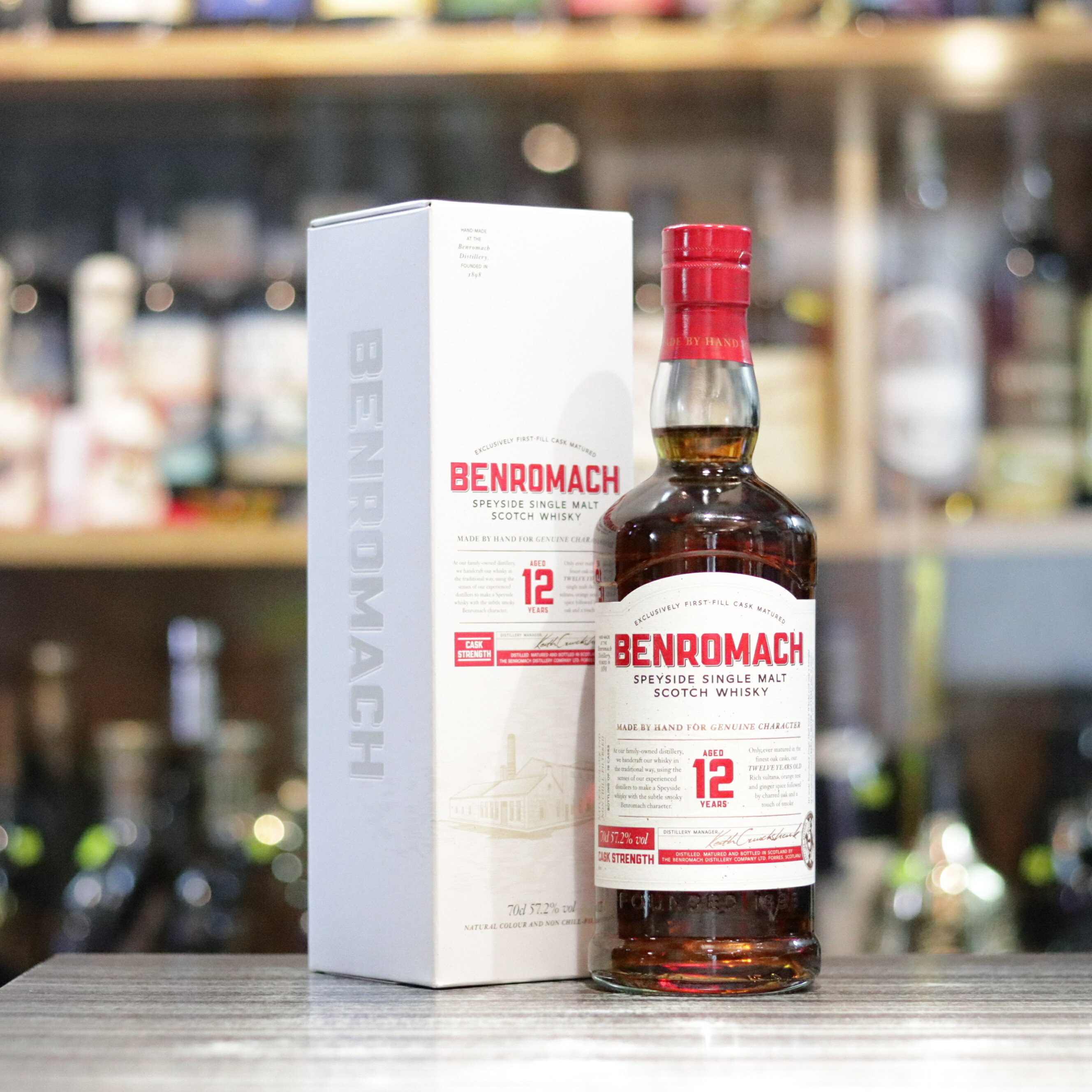 Benromach 12 Year Old Cask Strength - 70cl/57.2%