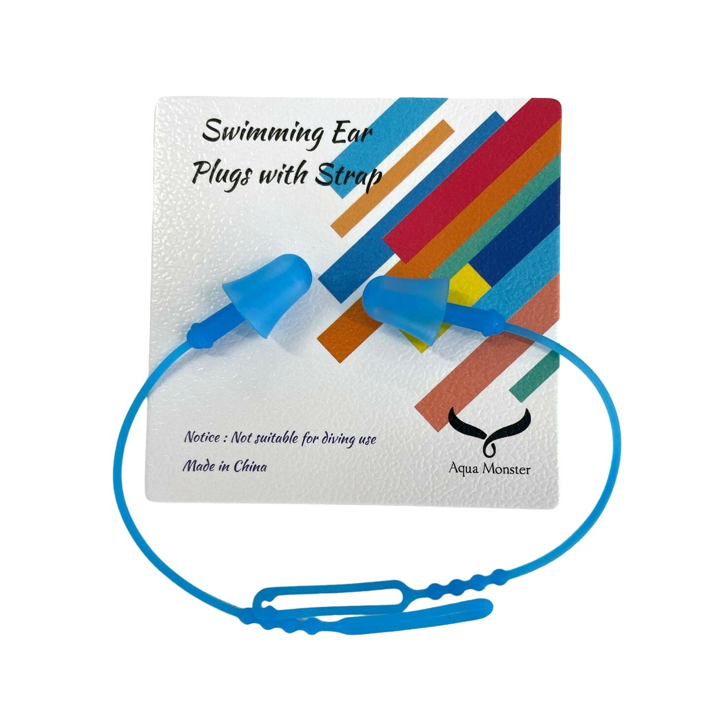 Easy Swimming Ear Plug - Okinawa Blue