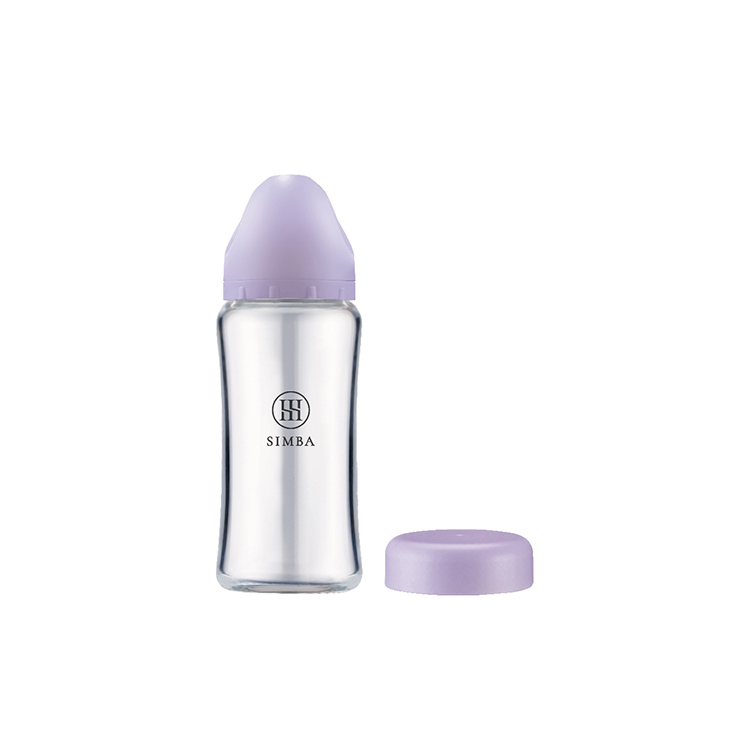 Simba 新生專用-270ml/9oz NO.2蘊蜜質金玻璃寬口萬用瓶