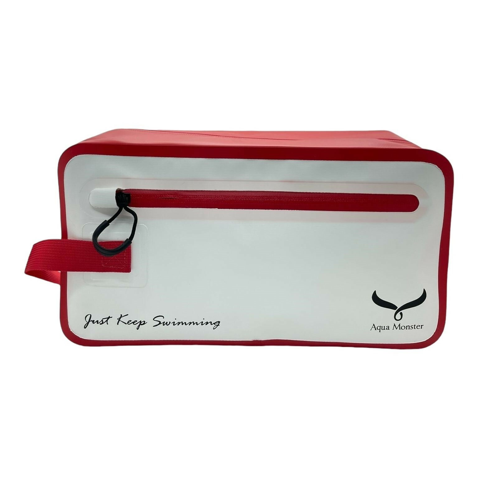 Unisex Hand Pouch Bag - Flaming Red /Absolute White