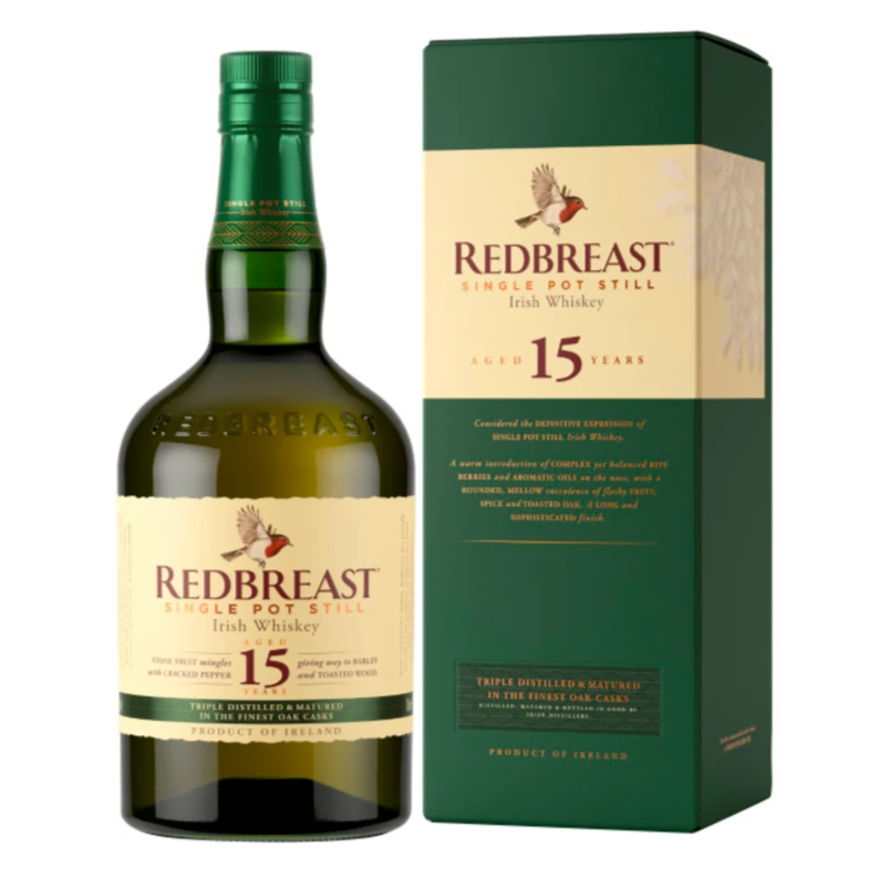Redbreast 15 Years Pot Still Single Malt Irish Whisky