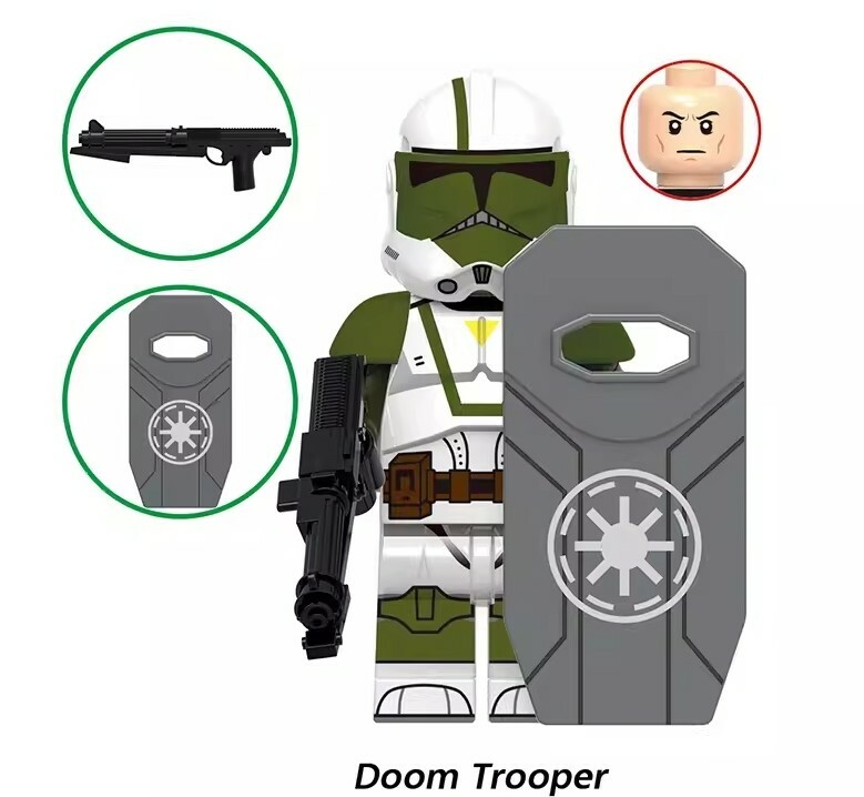 Doom Trooper Star Wars Minifigs fit Lego XH1977