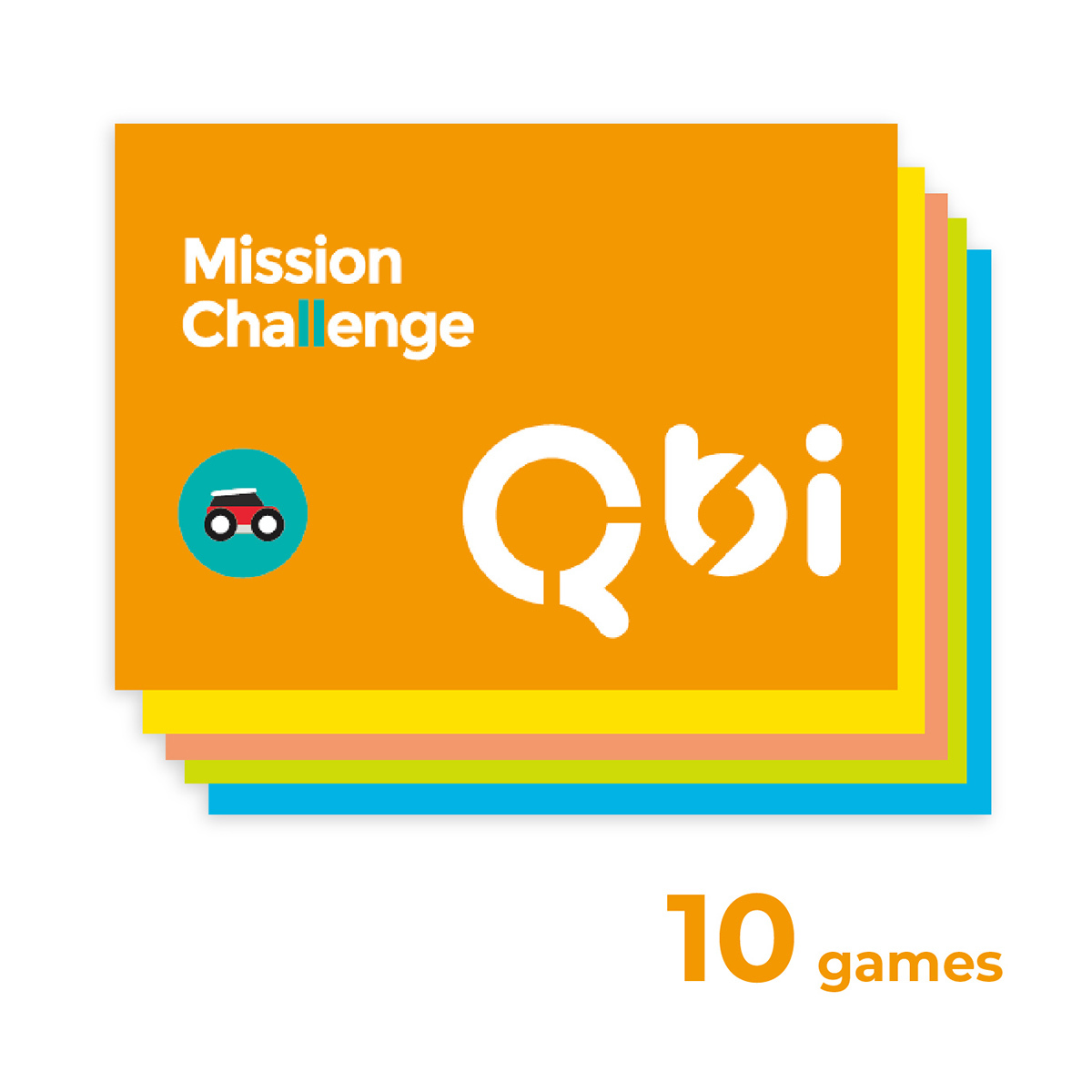 Qbi 圖卡系列-快樂上學去20題｜Qbi益智軌道磁吸玩具