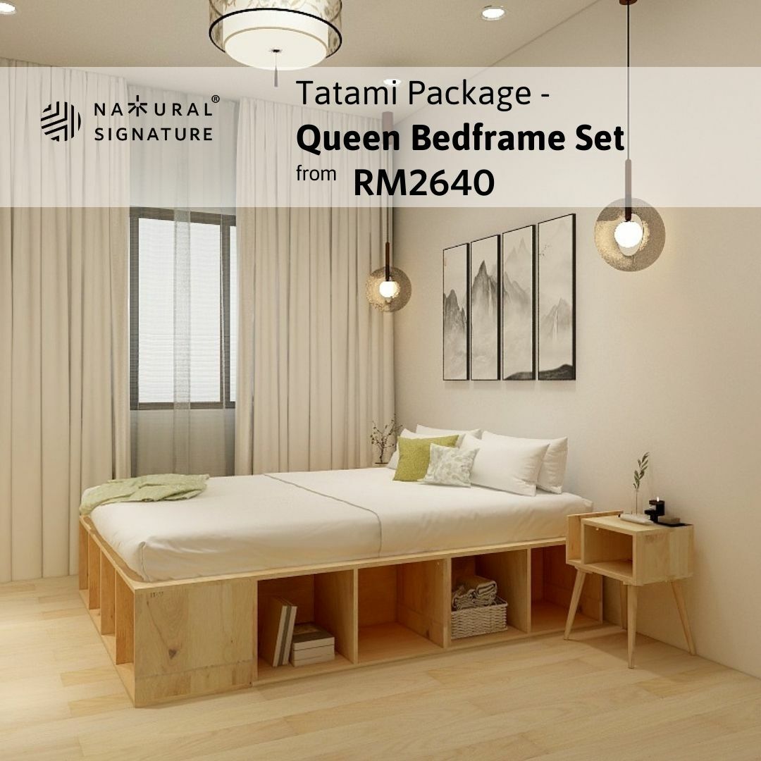 Natural Signature - Tatami Package-Queen Bedframe Set