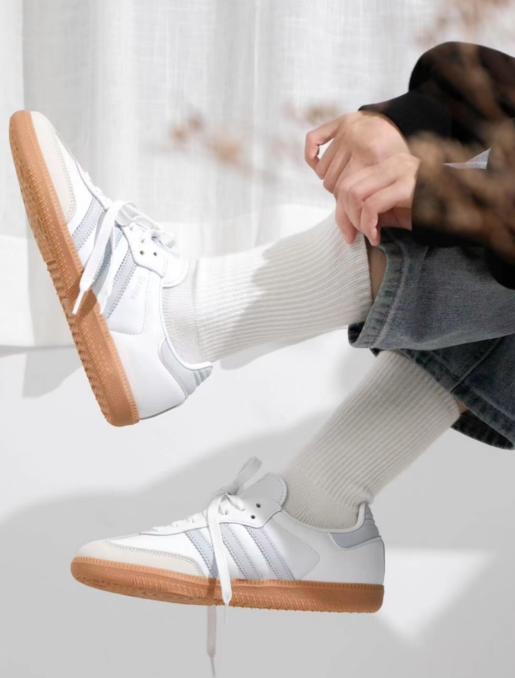 Adidas Originals - Samba OG - Halo Blue / White / Gum