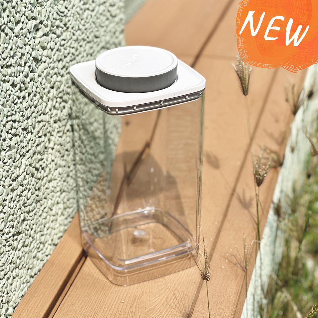 ANKOMN | 旋轉氣密保鮮盒 - 透明1200ml