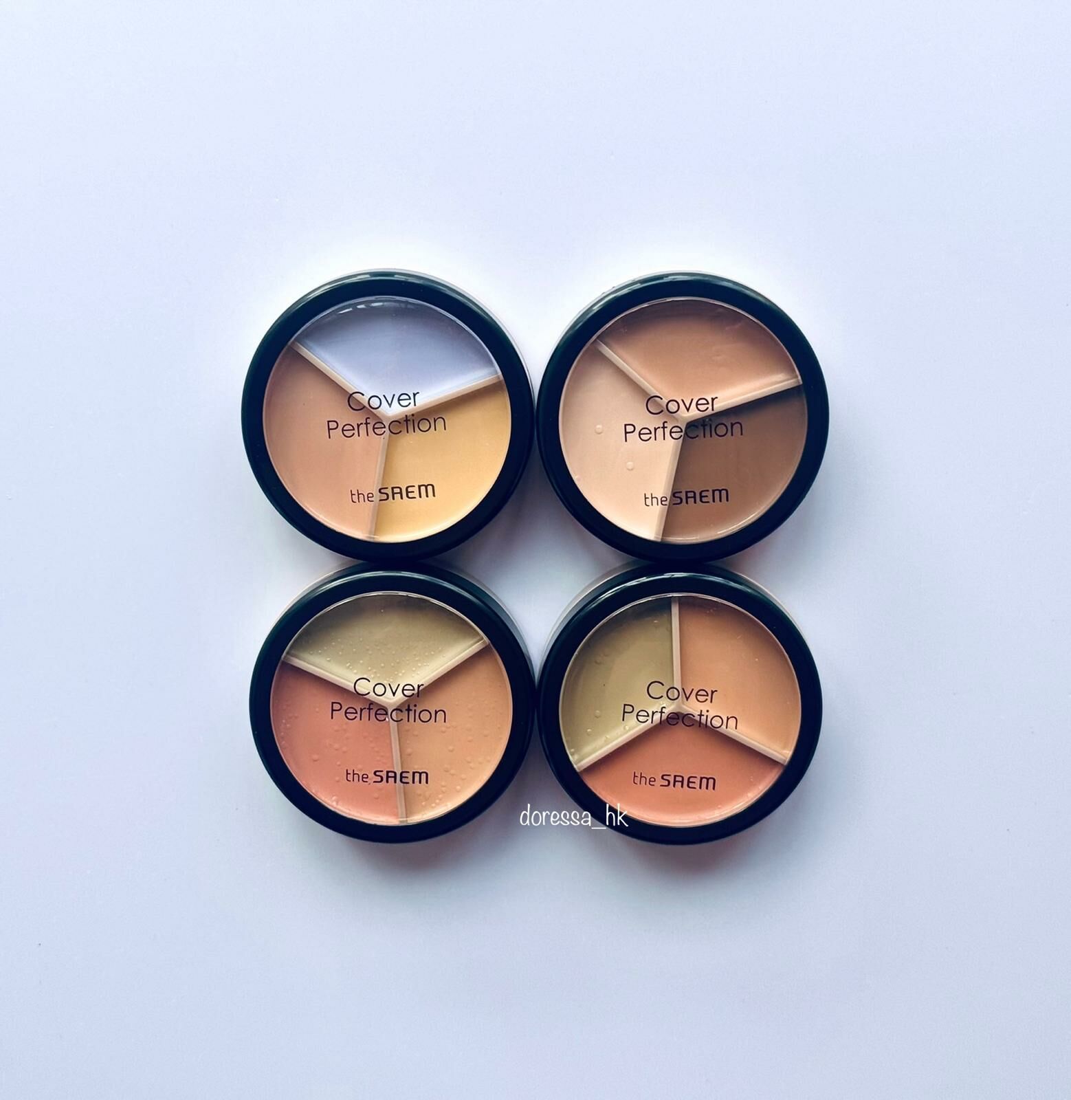 The Saem 完美三色遮瑕盤 Cover Perfection Triple Pot Concealer