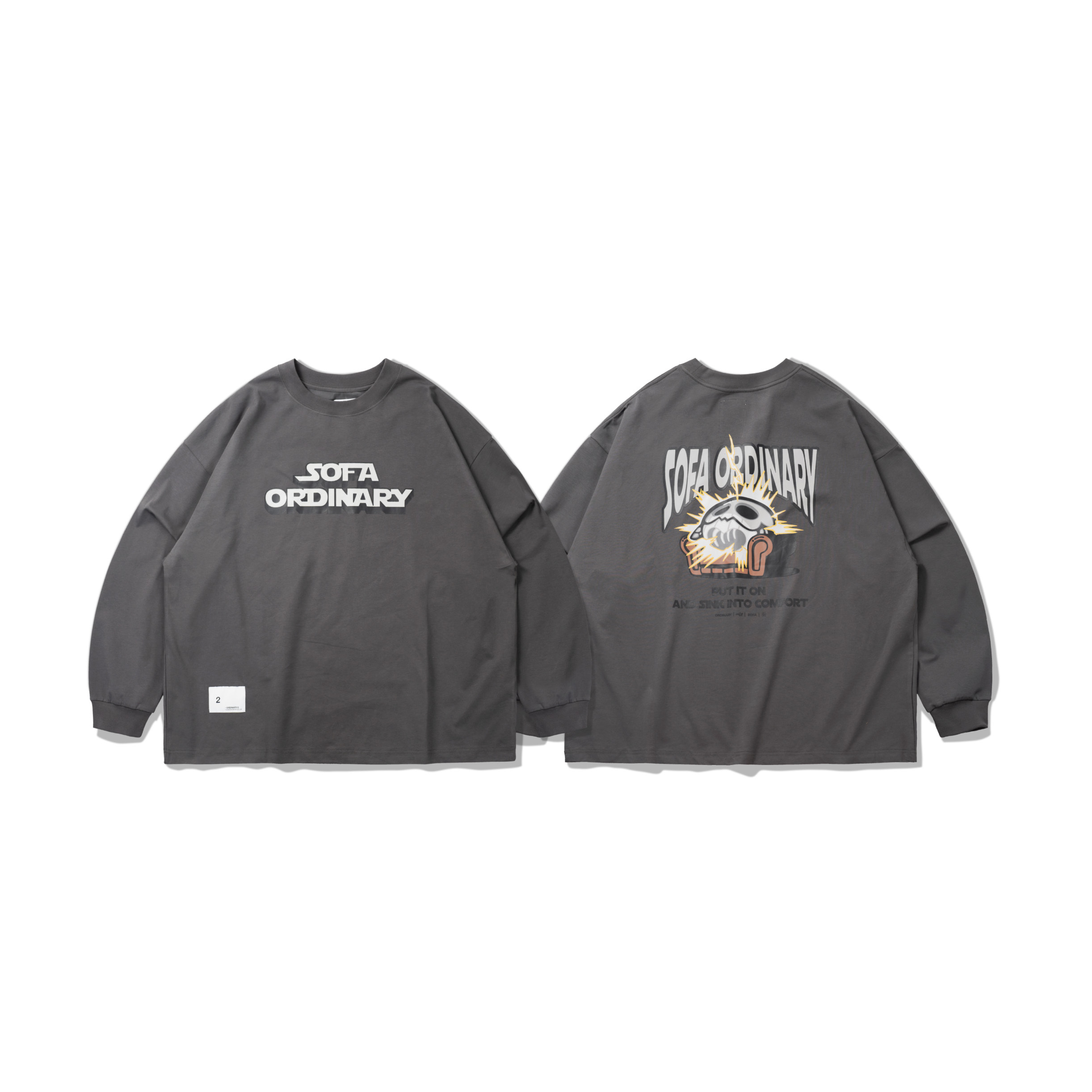 ORDINARY x SOFA 膠囊鯨魚沙發長TEE