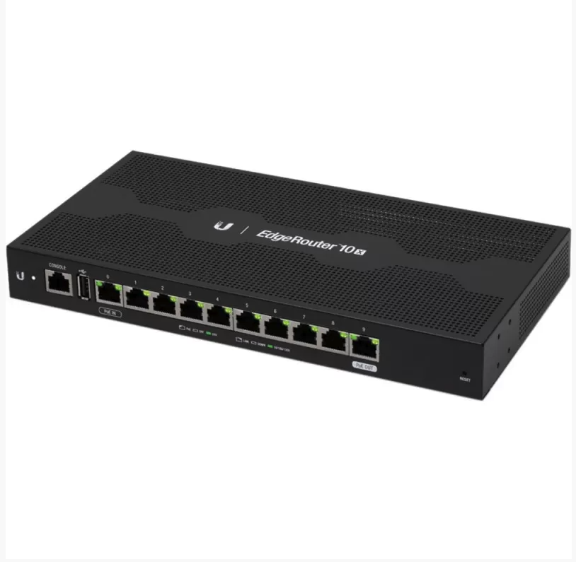Ubiquiti 】EdgeRouter 10X 10 Ports 路由器, ER-10X︱原廠保養