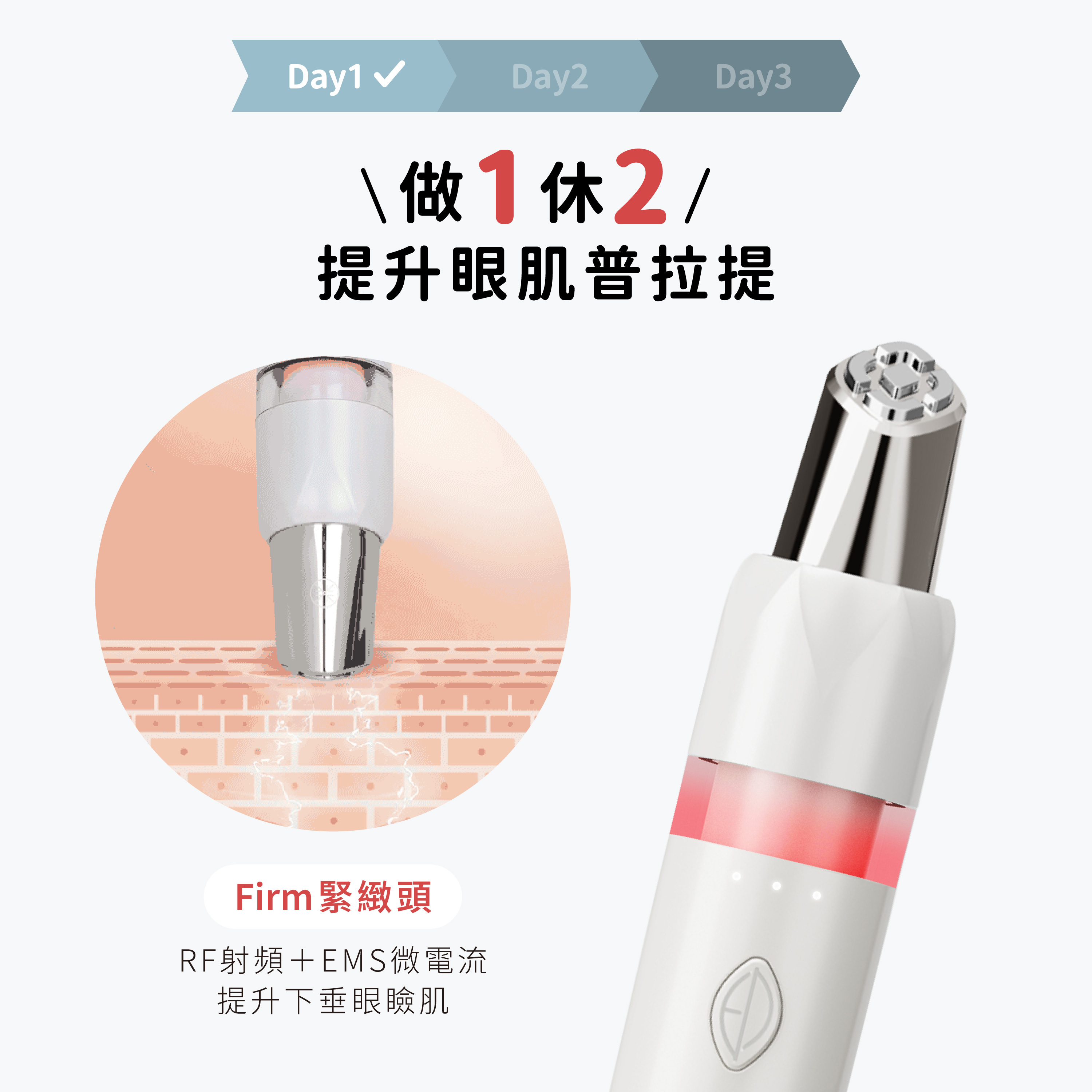 Emay Plus TRIO-Eye Brightener 美眼儀｜RF射頻提拉眼瞼 跳動鬆弛重拾緊緻眼肌