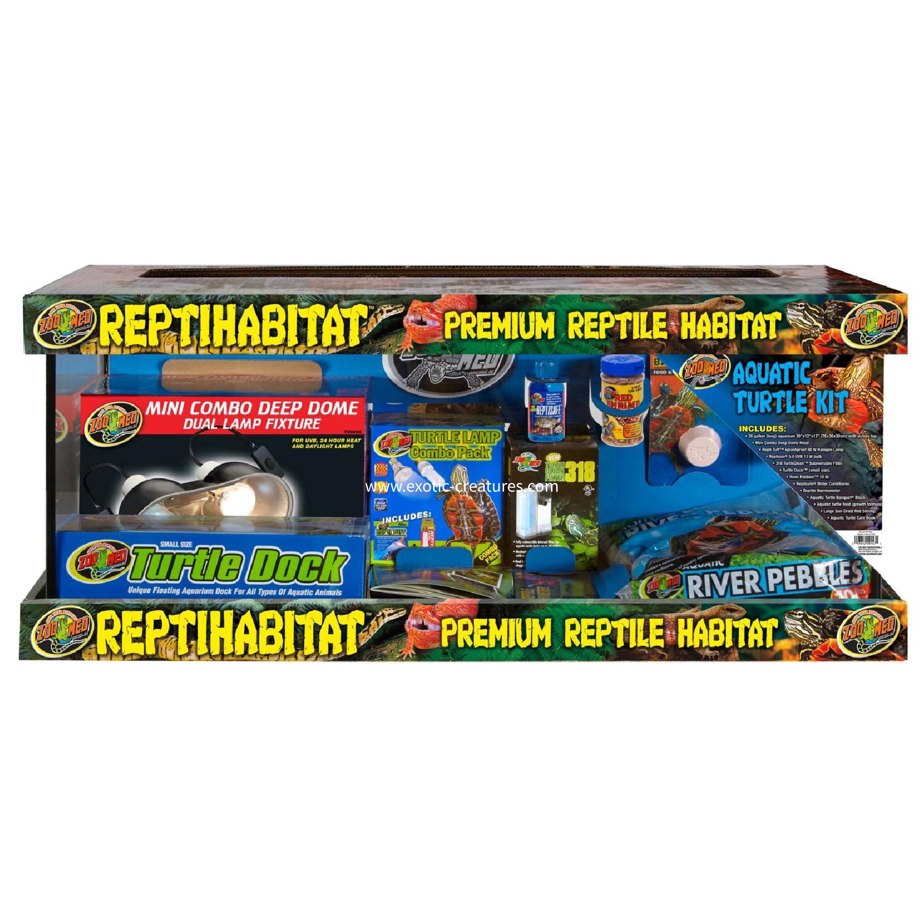 Zoo Med 40 Gallon ReptiHabitat™ Aquatic Turtle Kit # NT