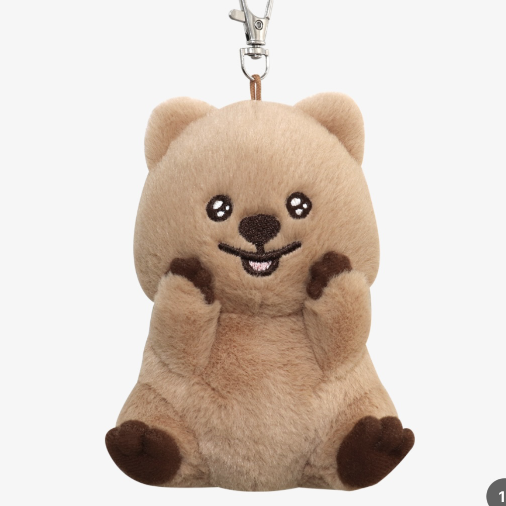 YOUNG FOREST Cry Face Quokka Doll Keyring 楚楚可憐淚眼短尾鼠 鎖匙扣