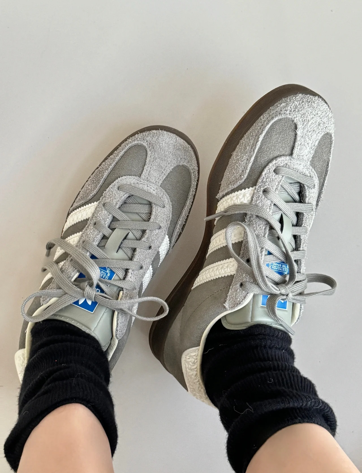 Adidas Originals Gazelle 灰色 灰白色 麂皮 復古 德訓鞋 焦糖底 IF1807