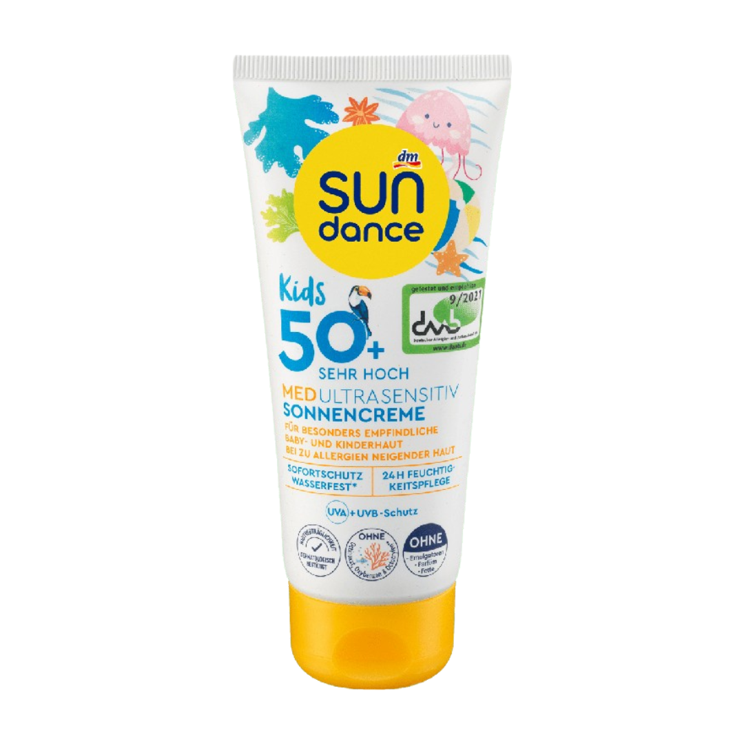 德國Sundance MED兒童特級防敏防曬霜 SPF 50+ 100ml