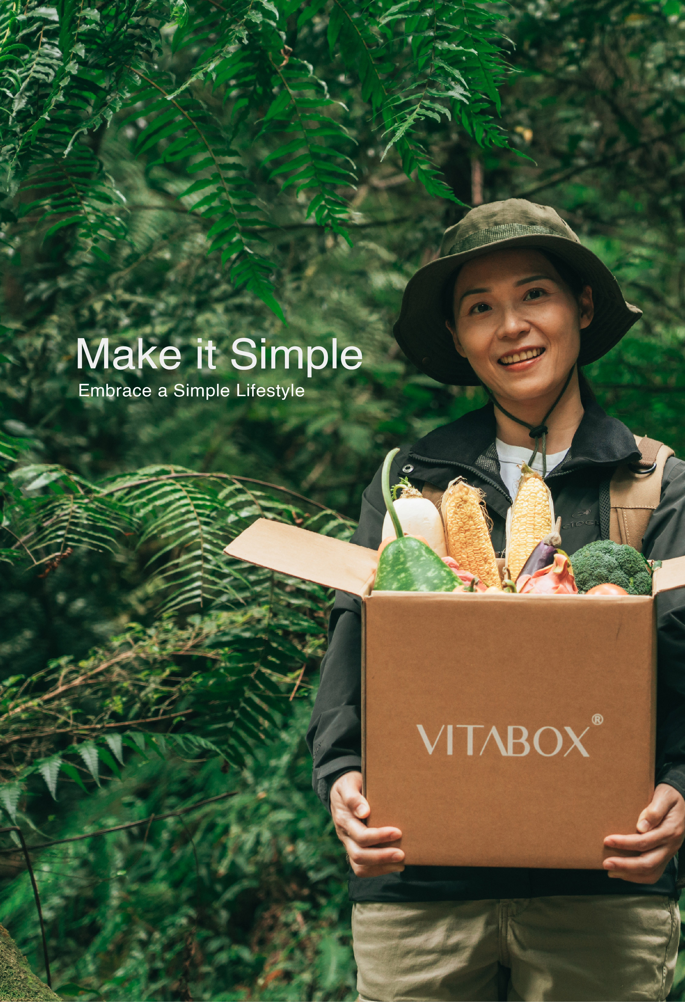 VITABOX® 天然棉麻原布袋
