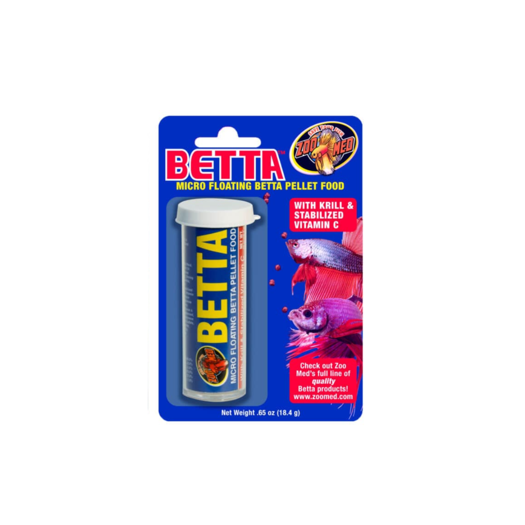 Zoo Med Betta Micro Floating Pellet Food 18.4g (Made in