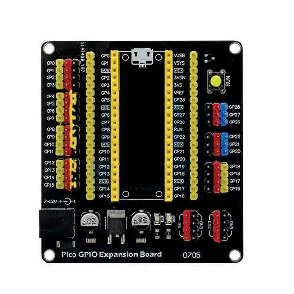 Raspberry Pi Pico GPIO 感測器擴展板