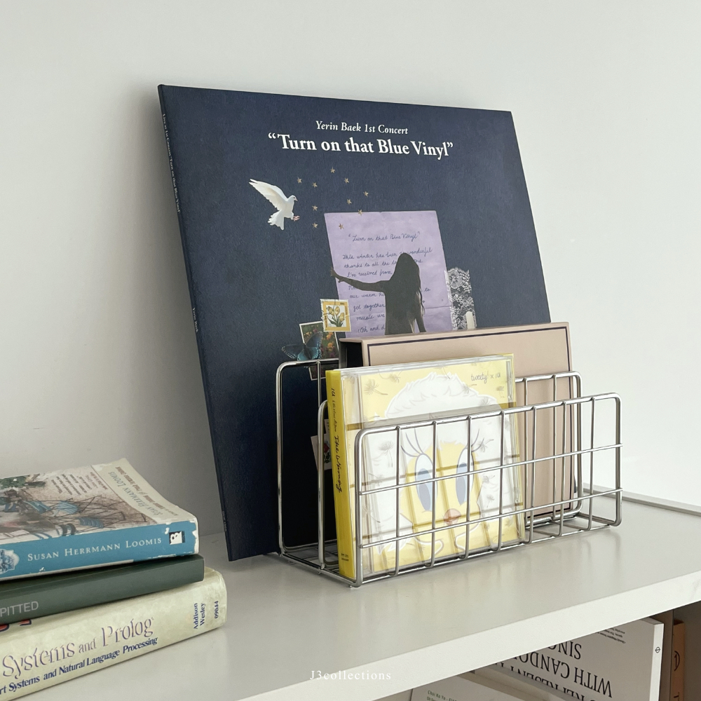 Metallic-金屬三層式書架書檔