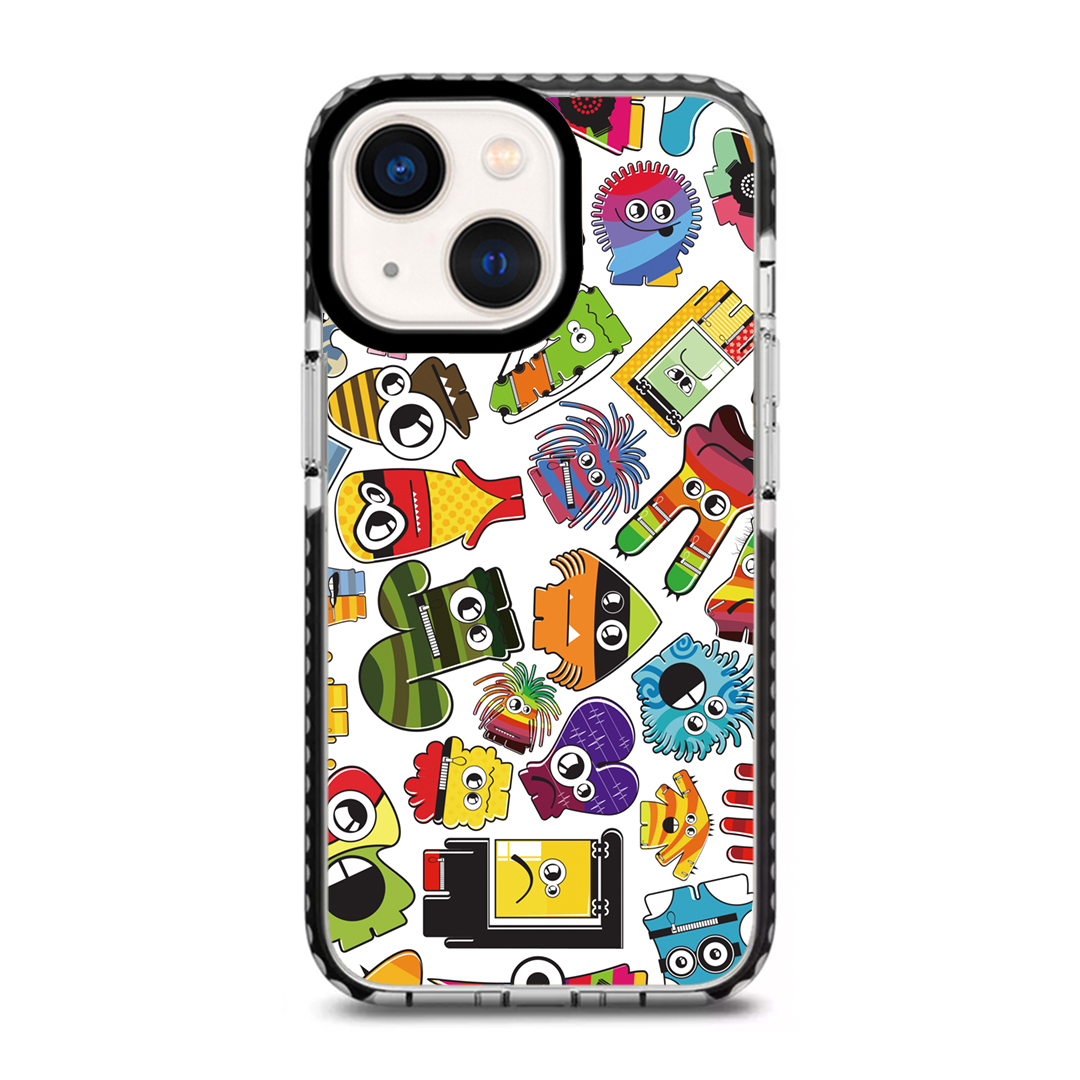 Iphone系列 軍規輕量強悍防摔手機殼 卡通怪物