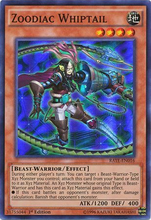 RATE-EN016 - Zoodiac Whiptail - Super Rare 1st Edition