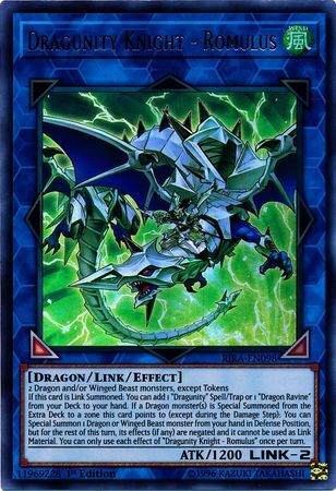 Dragunity Knight - Romulus - RIRA-EN098 - Ultra Rare 1s