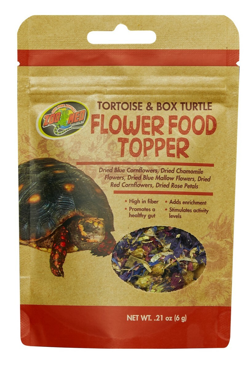 Zoo Med Tortoise & Box Turtle Flower Food Topper 6g~340