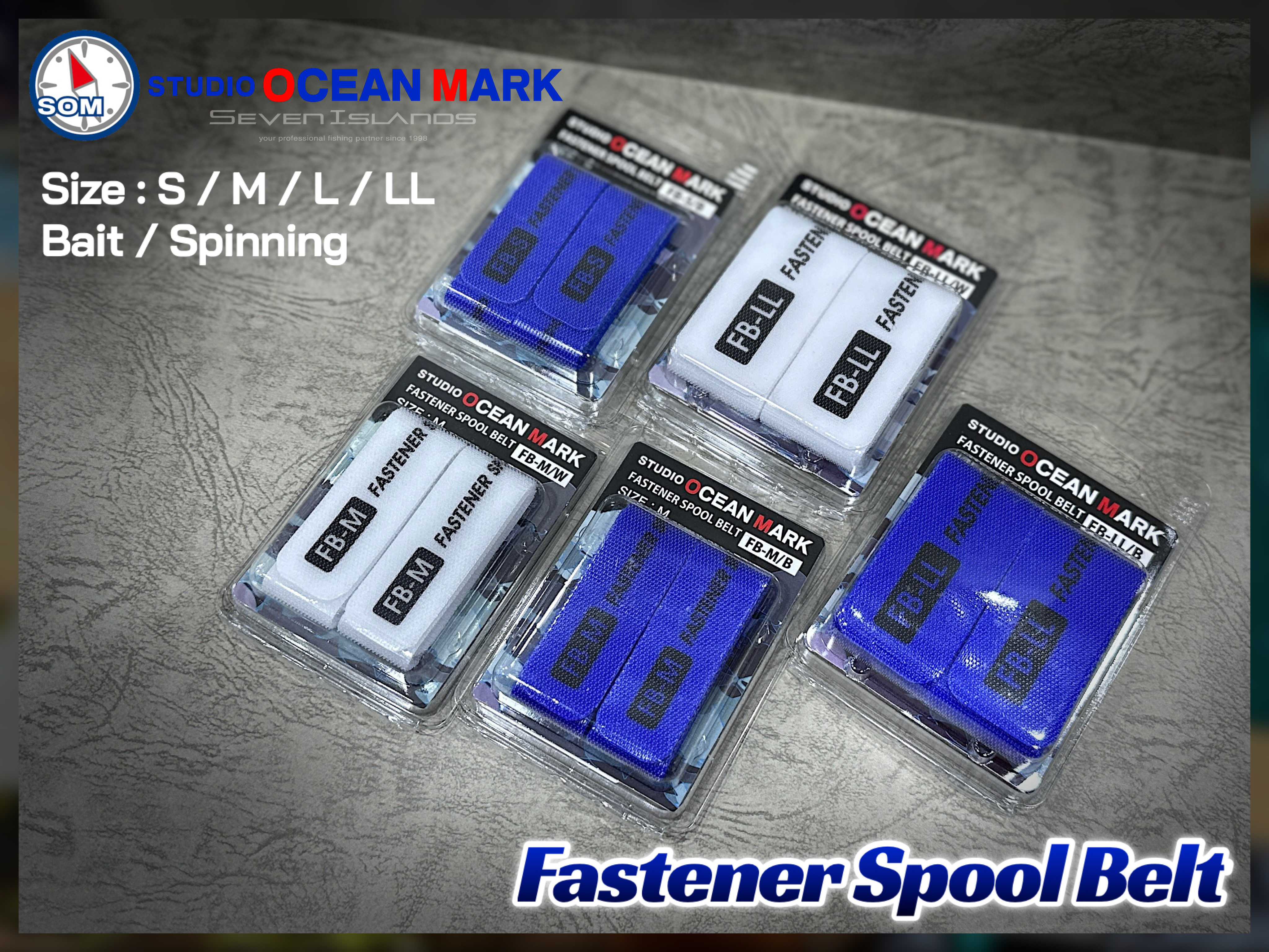 STUDIO OCEANMARK Fastener Spool Belt