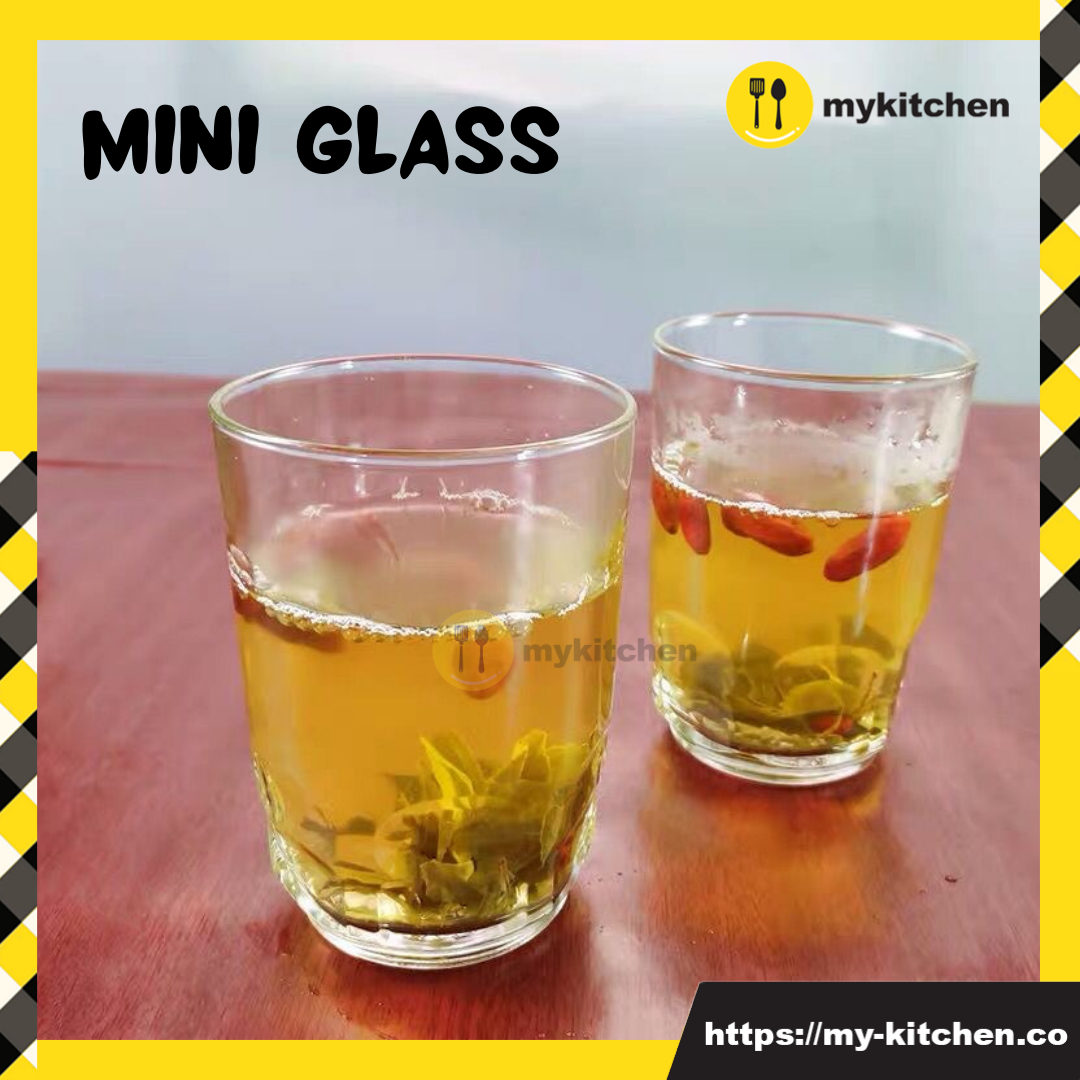 [MY KITCHEN] Mini Glass Mug Transparent Tumbler Mug Cup