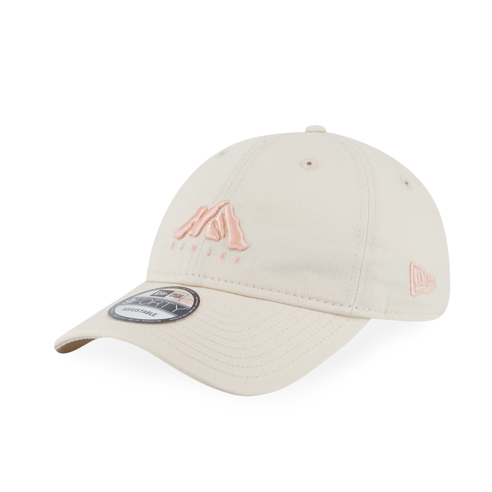 New Era - Mountain Logo 9Forty UNST Light Cream