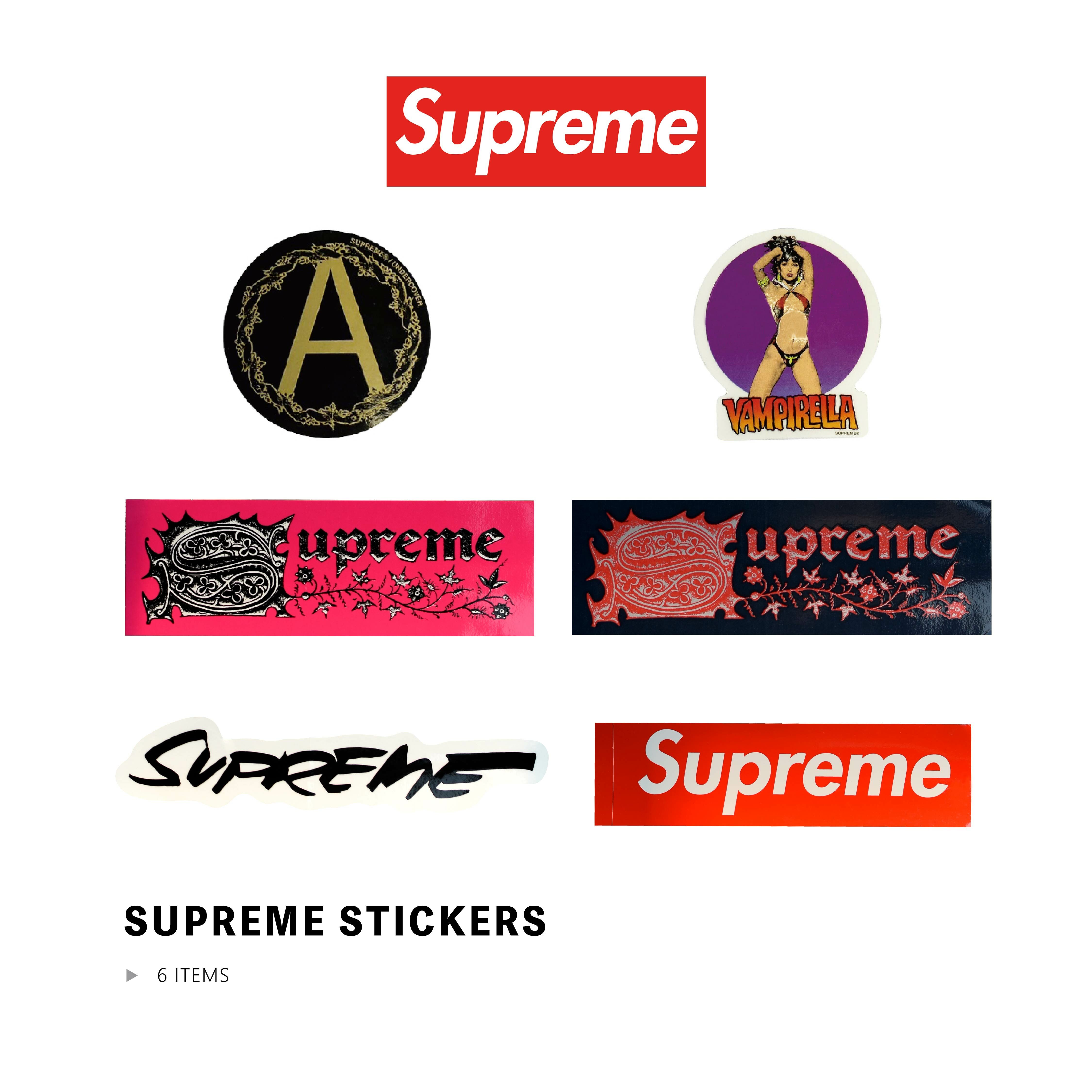 ETW【EASY TO WEAR】SUPREME sticker 貼紙