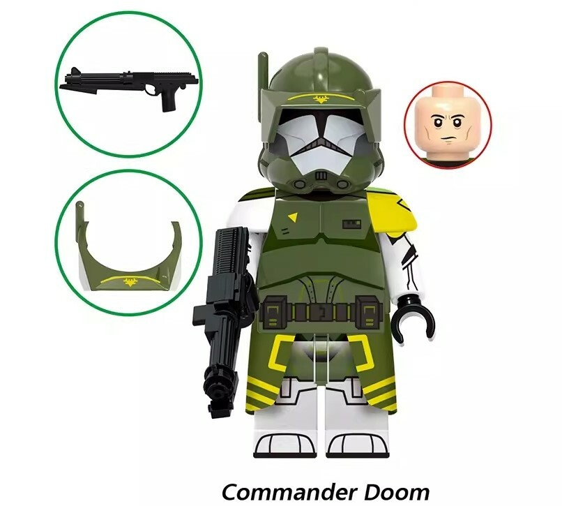 Commander Doom Star Wars Minifigs fit Lego XH1979