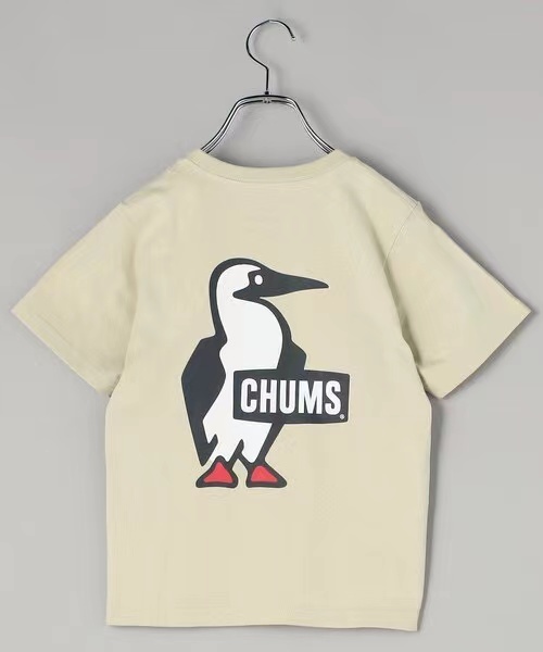 CHUMS KIDS Booby Logo size back print Tee