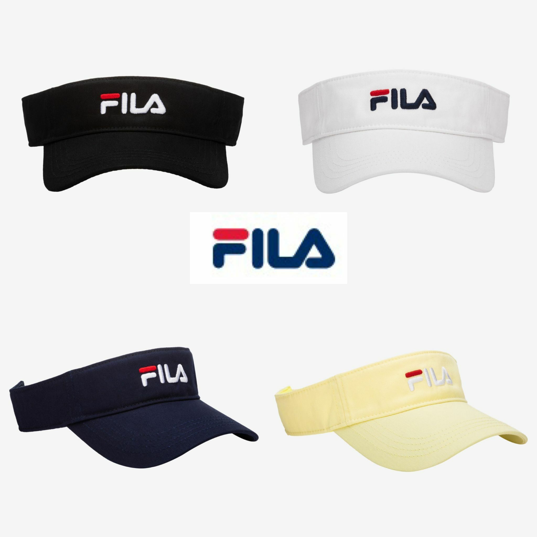 【預購】FILA Embroidered Visor F042325 運動空頂帽