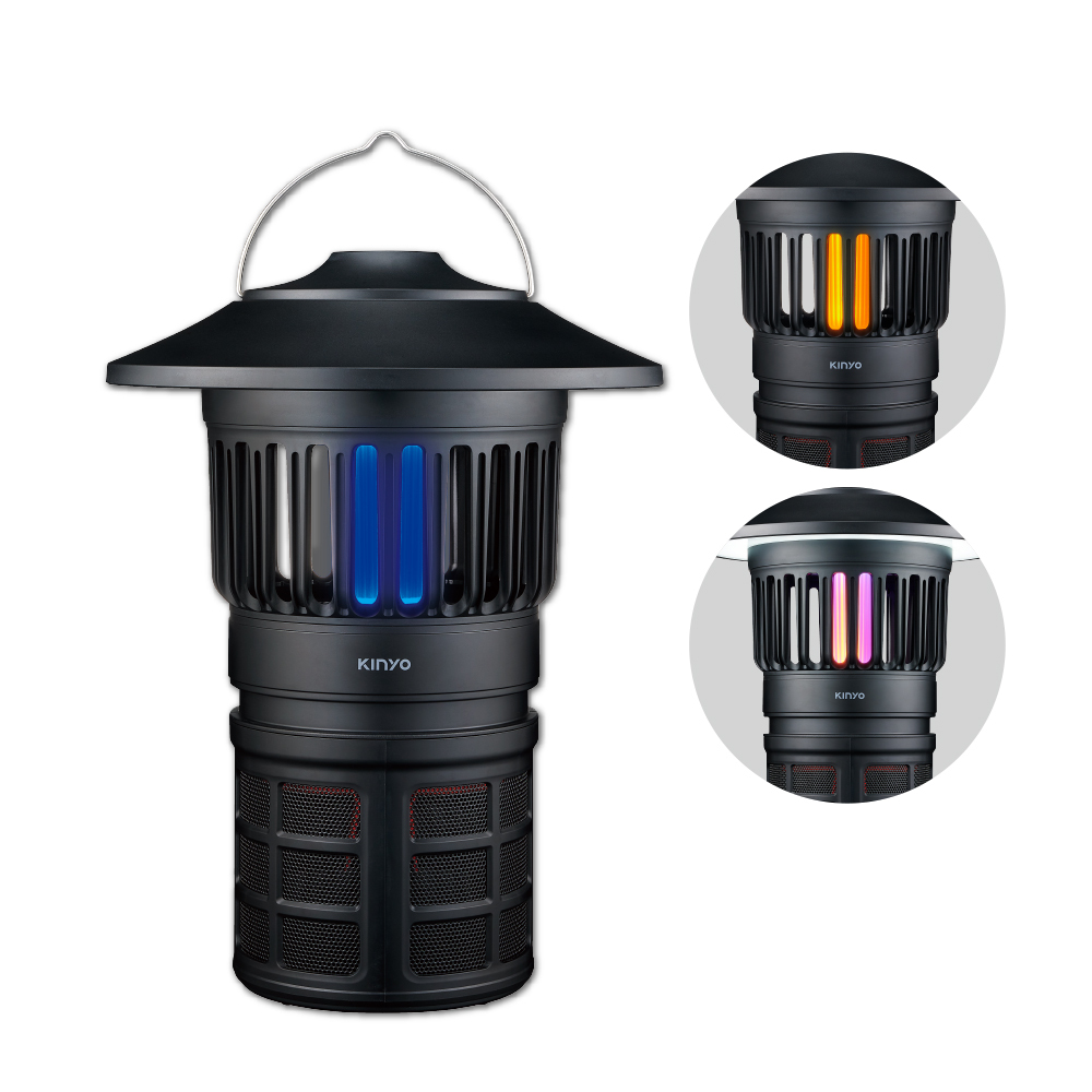 【KINYO】強效吸入式火焰捕蚊燈 (KL-6803)