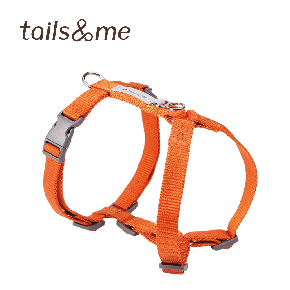 tails&me 尾巴與我｜經典尼龍帶系列 單色胸背帶 (多色)