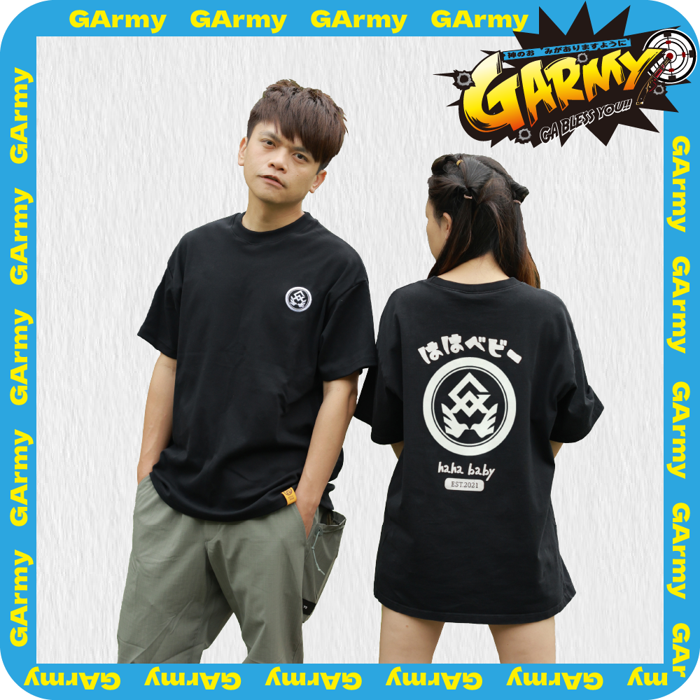 GArmy家紋大人落肩短T