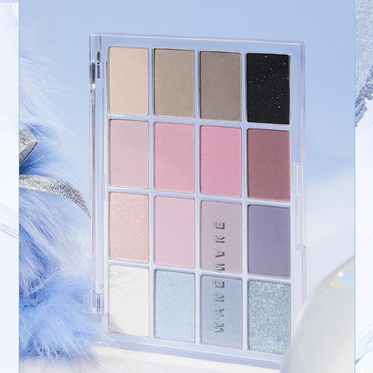 WAKEMAKE Soft Blurring Eye Palette -13 Bluecore Blurrin