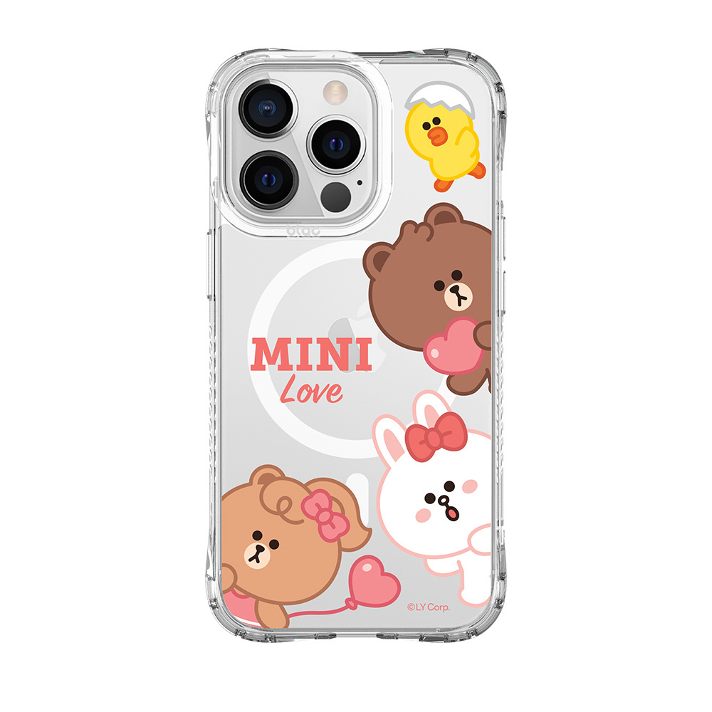 【正版授權】LINE FRIENDS MINI-轉圈圈抗黃防摔MagSa｜TOYSELECT | 專營手機配件