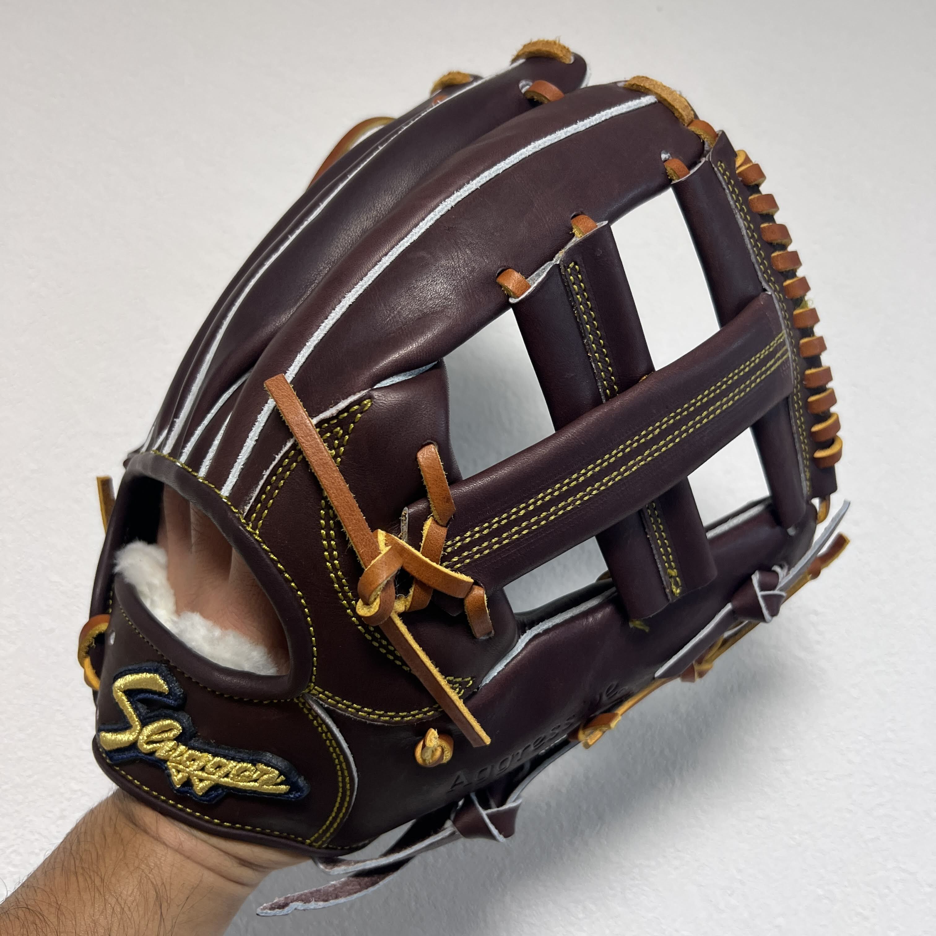 久保田Slugger 硬式 内野 KSG-BR2 手套 掌心約11.4吋 手背約11.7吋