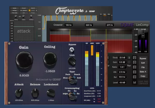 DDMF Dynamics Bundle Plugins效果器套組 (序號下載版)