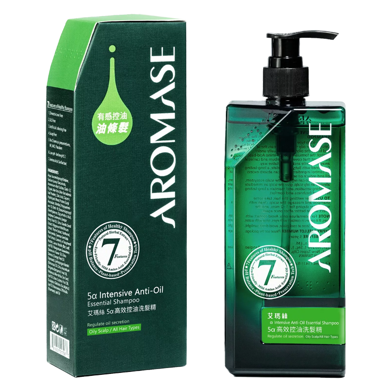 AROMASE艾瑪絲 5α高效控油洗髮精 400ml/瓶