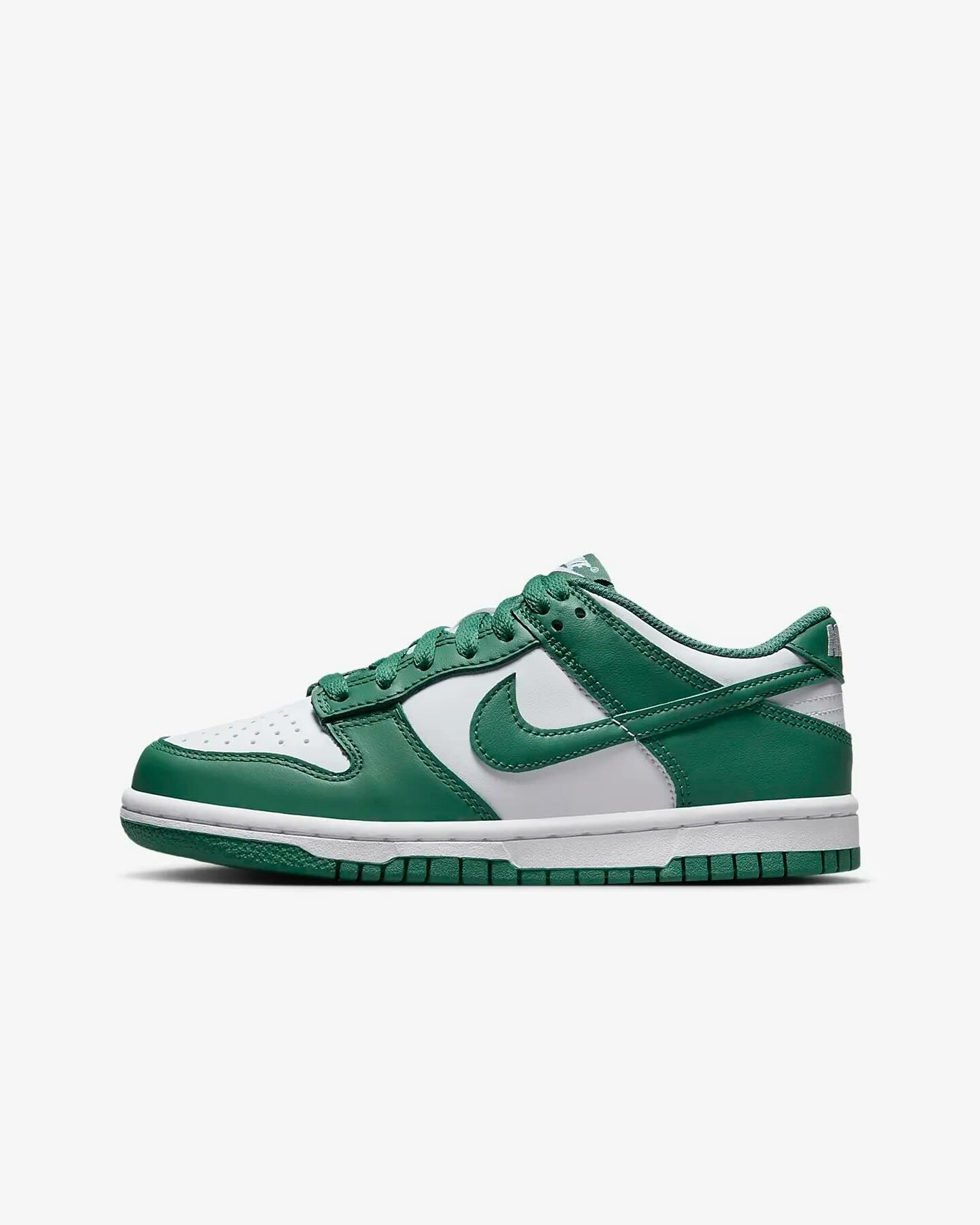 Nike Dunk Low "Spruce Green" GS 白綠 HF4798-100 叢林綠
