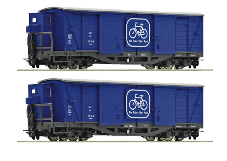 Roco 6640003 HOe規 自行車運輸車.2輛