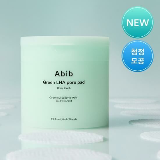 Abib Green LHA Pore Pad Clear Touch [60PCS]